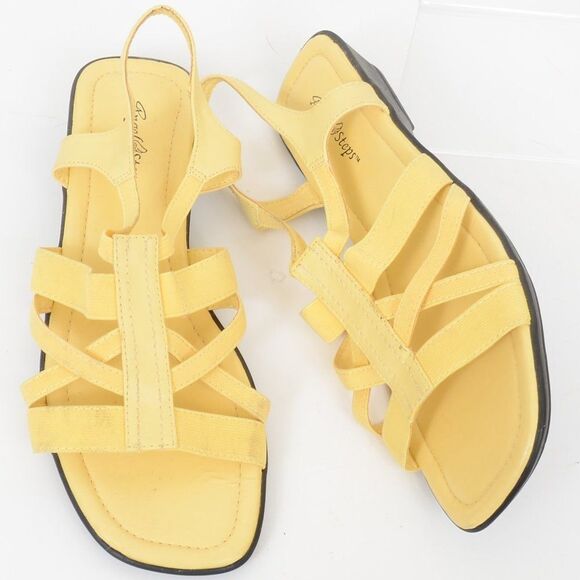 Angel Steps | Shoes | New Angelsteps Wide Width Yellow Cushioned ...